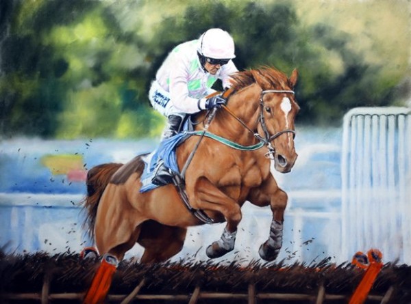 Annie Power and Ruby Walsh - The Sporting Gallery Art Print